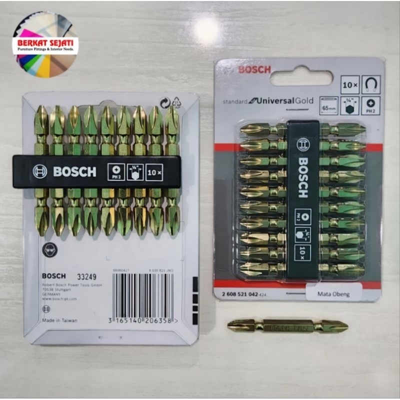 Jual Mata Bor Obeng Driver Skrup BOSCH PH2 - 65mm Magnetic Screw Driver ...