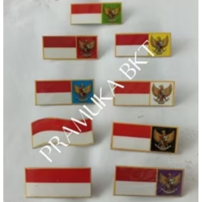 Jual Pin garuda merah putih / Bros MPG bijian logam Fiber | Shopee ...