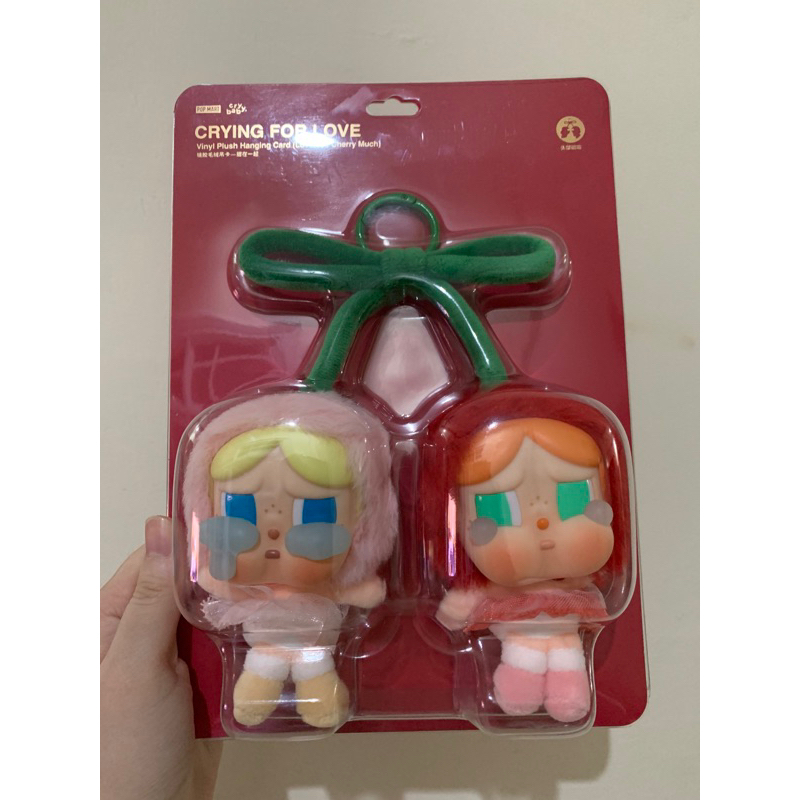 Jual Popmart Crybaby Crying For Love Cherry Plush | Shopee Indonesia