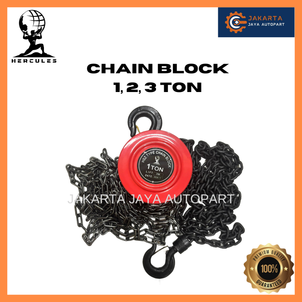 Jual Chain Block / Takel Katrol Kerekan Manual - HERCULES | Shopee ...