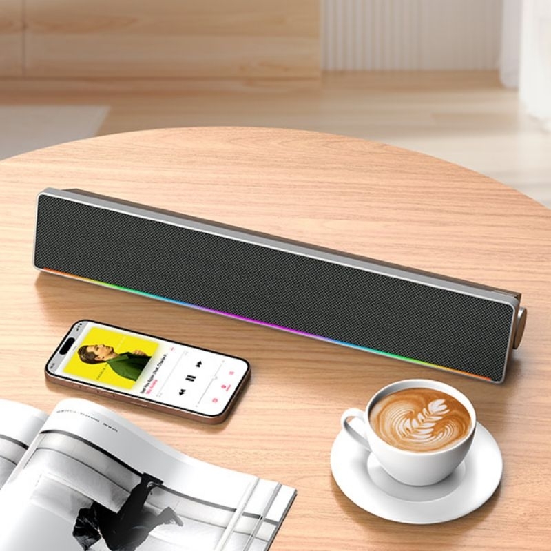 Jual robot speaker bluetooth rb680 rgb | Shopee Indonesia