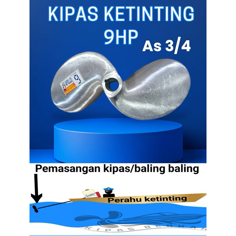 Jual KIPAS KAPAL KETINTING 9 hp | Shopee Indonesia