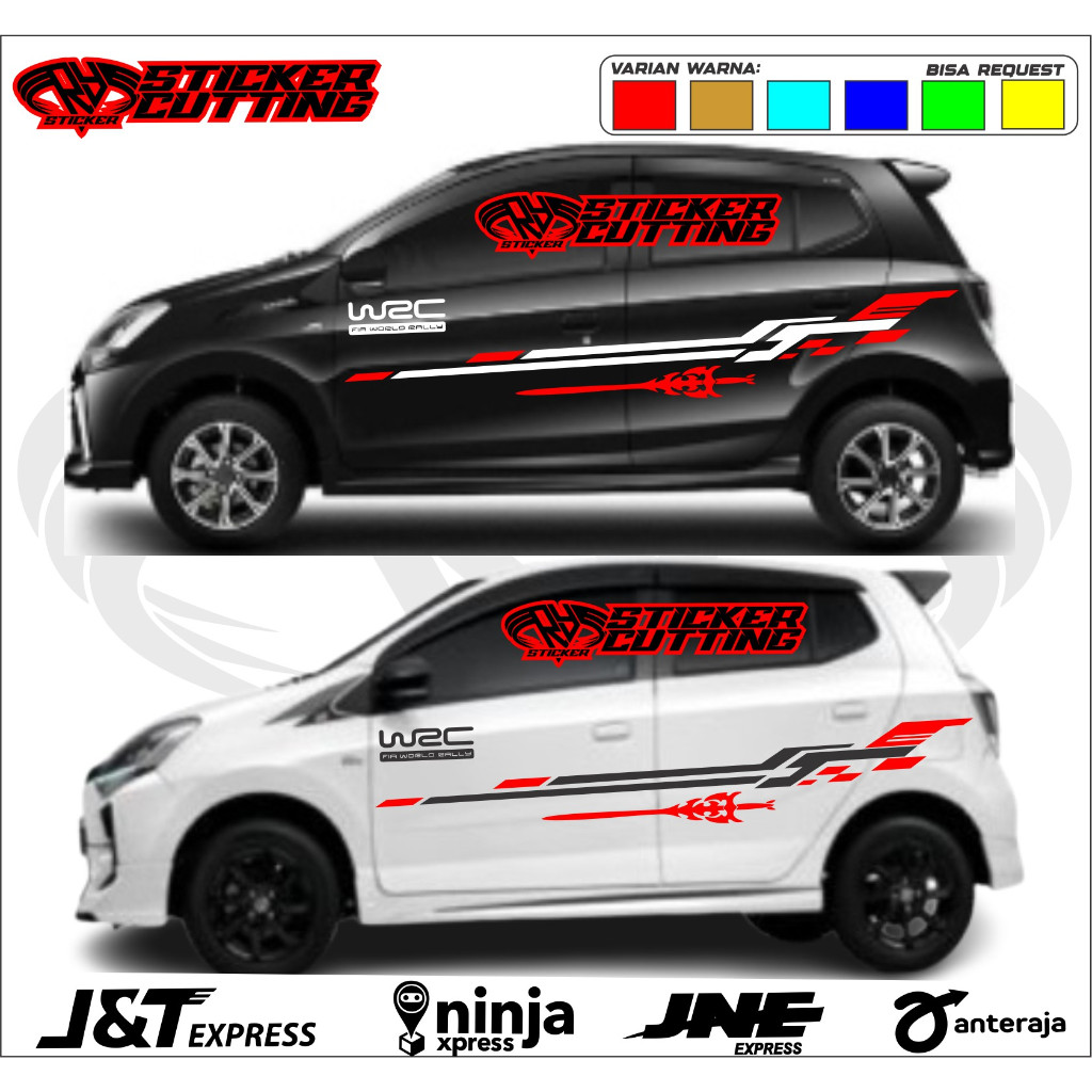 Jual STIKER MOBIL AGYA NEW CUTTING STICKER GAMBAR PEDANG | Shopee Indonesia