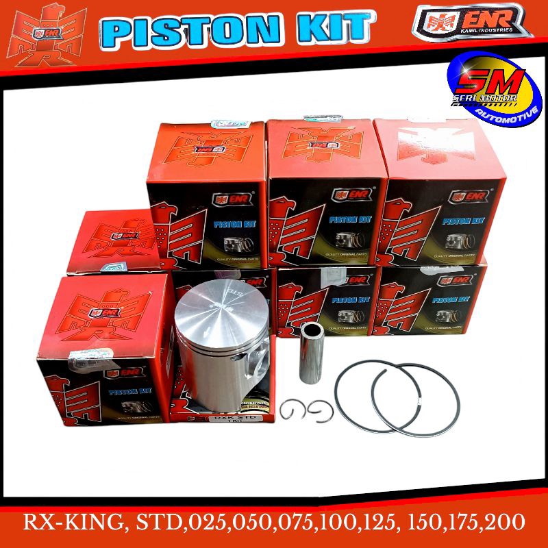Jual Piston kit ENR RX king std,025,050,075,100,125,150,175,200 | Shopee Indonesia