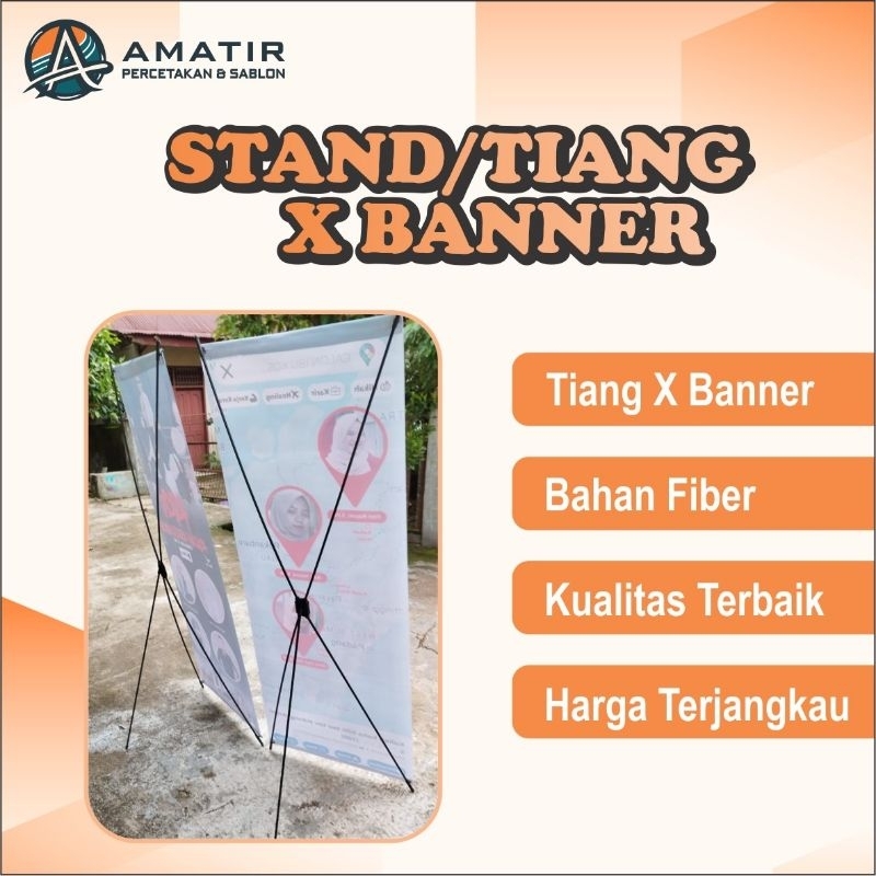 Jual STAND BANNER MURAH / TIANG X BANNER / STANDING / RANGKA BANNER ...