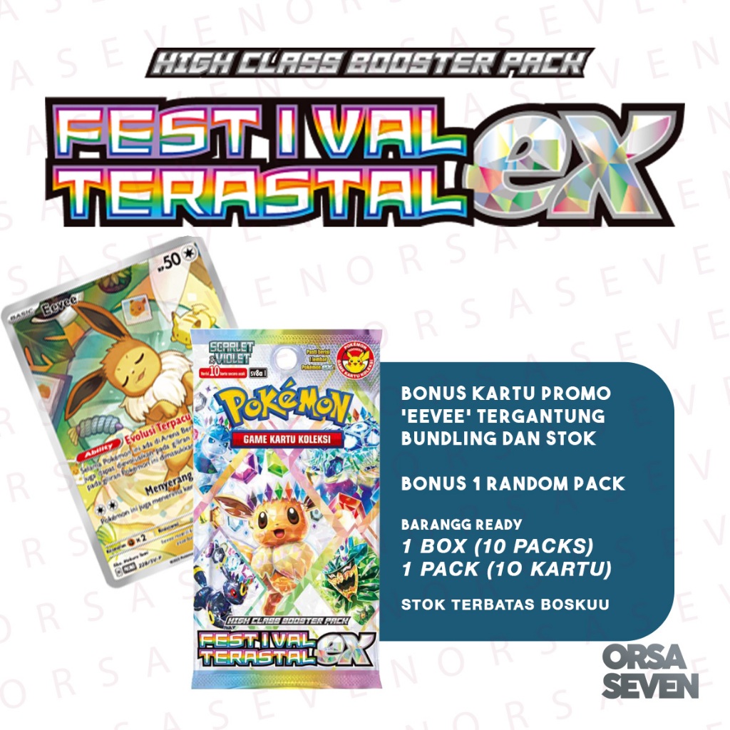 Jual Pokemon Terastral Festival EX TCG Bahasa Indonesia BOX | Shopee Indonesia