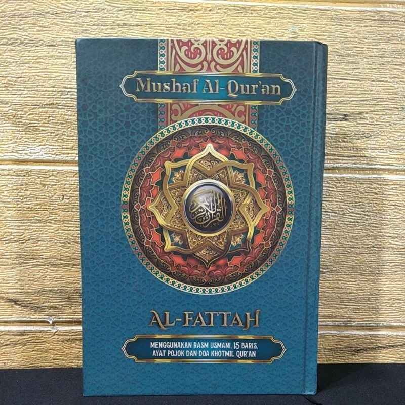 Jual Al Fattah Mushaf Al Qur'an Rasm Utsmani 15 baris ayat pojok sedang ...
