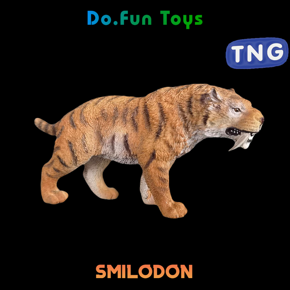 Jual TNG Prehistoric Figurine | SMILODON / SABER-TOOTHED CATS / Mainan ...
