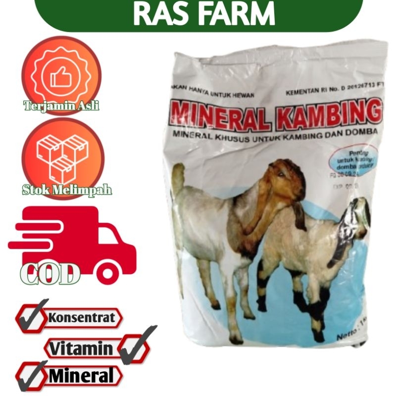 Jual MINERAL KAMBING 1 KG - Vitamin Mineral Multivitamin Domba Kambing ...