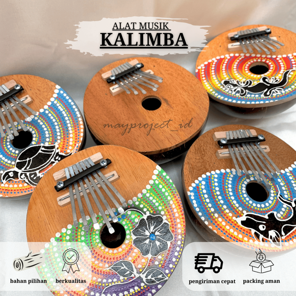 Jual Kalimba Piano Jari Alat Musik Karimba Batok Kayu Tradisional Alat ...