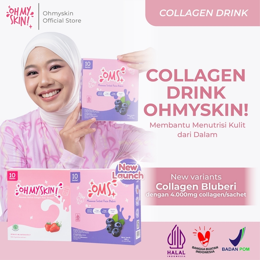 Jual Oh My Skin Collagen Beauty Drink 10 S & 22 S | Minuman Serbuk ...