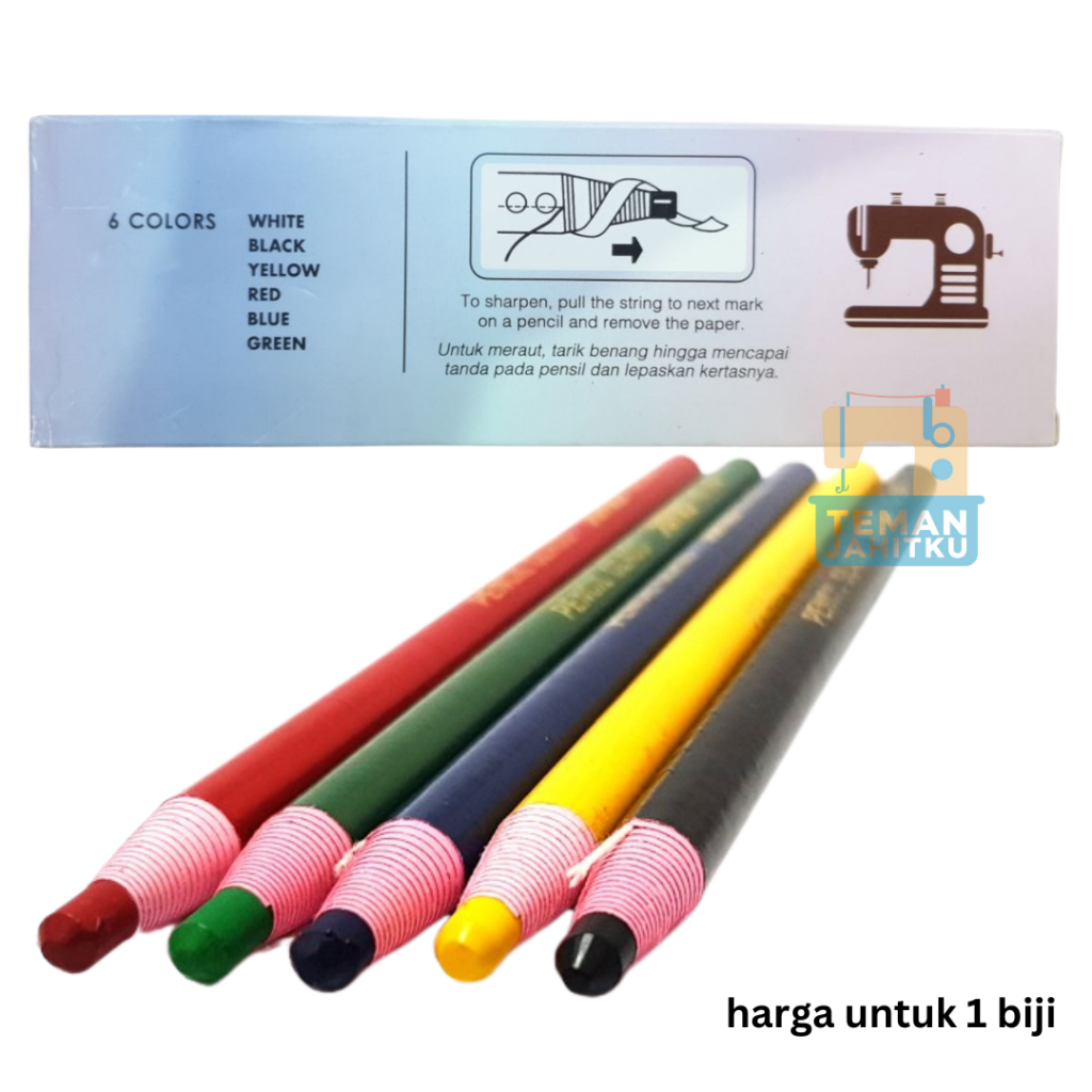 Jual PENSIL KACA / PENSIL KAPUR / PENSIL PENANDA BAHAN WATER SOLUBLE ...