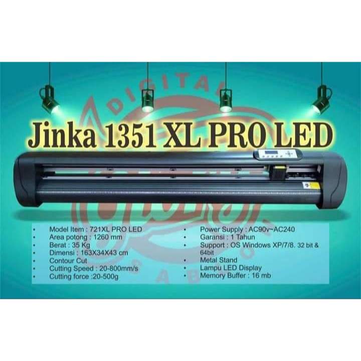 Jual MESIN CUTTING STICKER JINKA PRO LED 1351 XL LED NEW | Shopee Indonesia