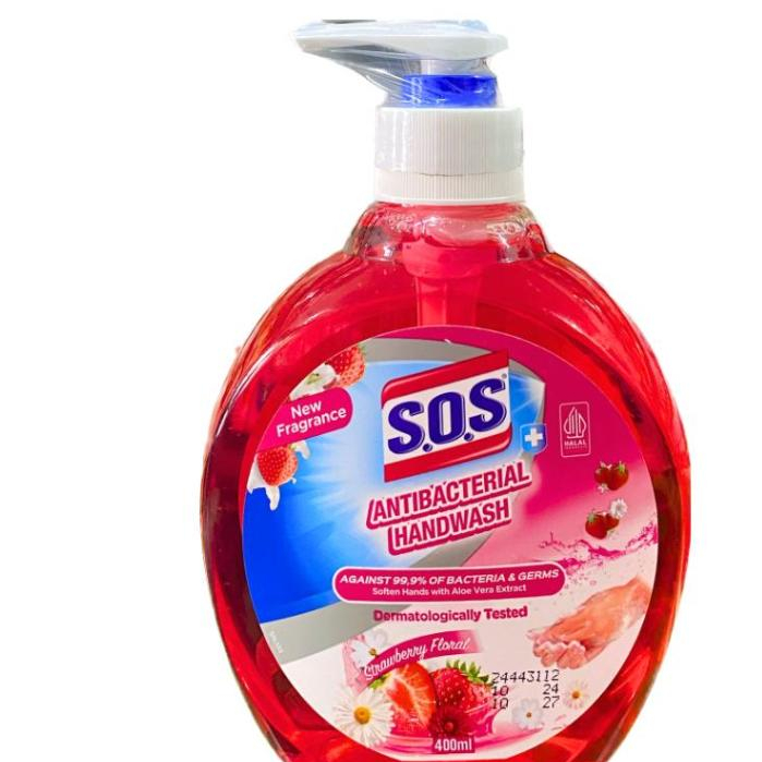 Jual SOS HANDWASH PUMP BOTOL 400ml SABUN CUCI TANGAN SERBAGUNA | Shopee ...