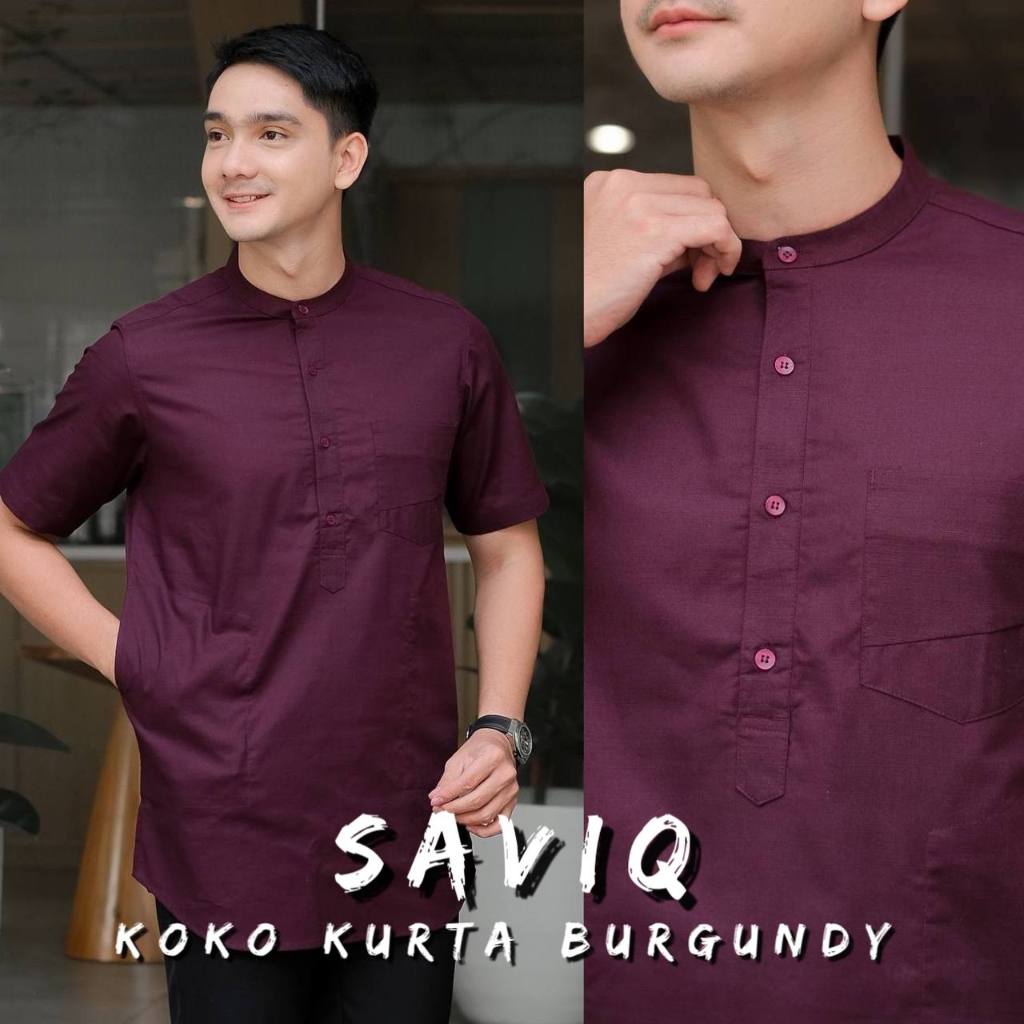 Jual SAVIQ PREMIUM QURTA LENGAN PENDEK KURTA POLOS KOKO PAKISTAN WARNA ...