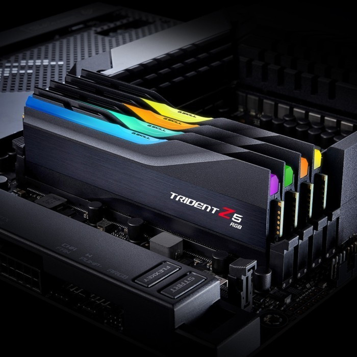 Jual GSKILL TRIDENT Z5 RGB BLACK DDR5 PC5-48000 6000MHz 32GB ( 2x16GB ...