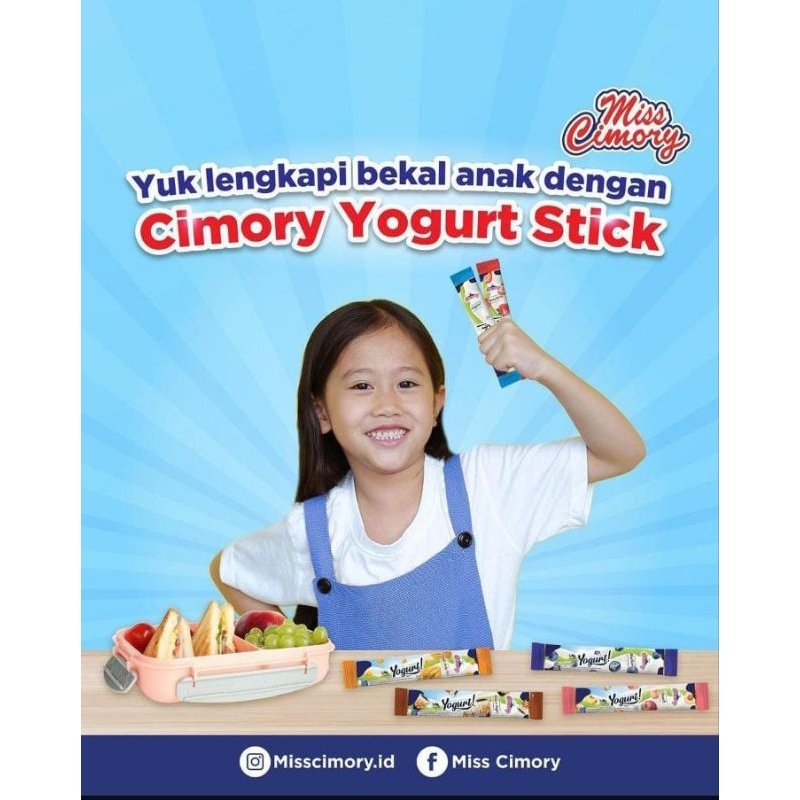 Jual Cimory Yogurt Stick - Stick - yogurt sehat - 1 kotak isi 25 pcs ...