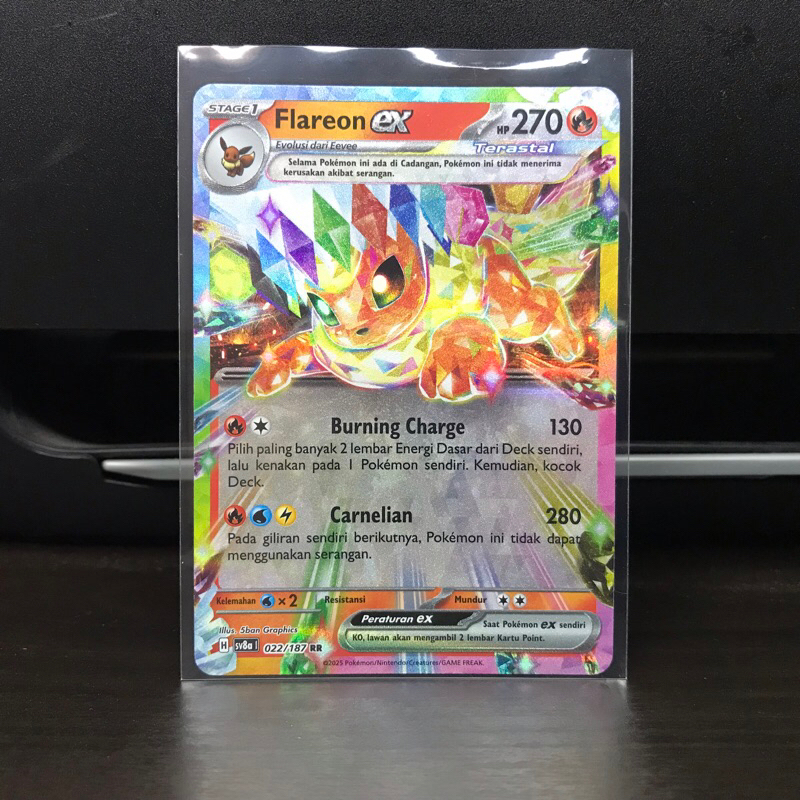 Jual Flareon EX (RR) kartu Pokemon Indonesia sv8 | Shopee Indonesia