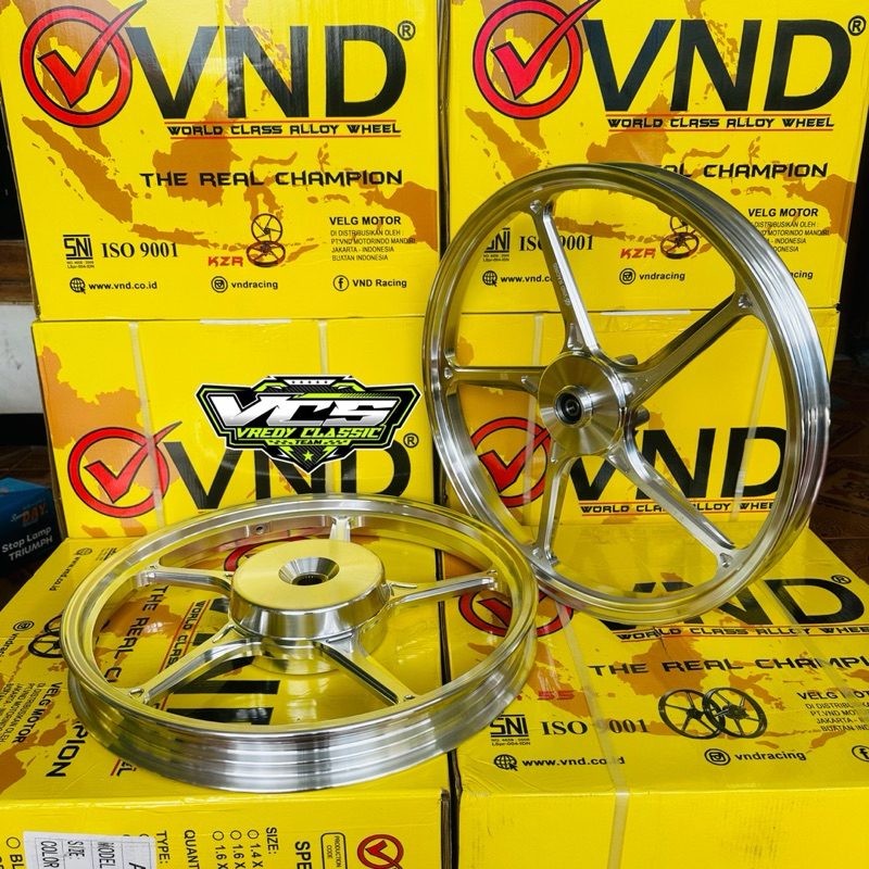 Jual velg VARIO 125 -150 VND AK55 SILVER 140 ,160 ring 17 | Shopee Indonesia