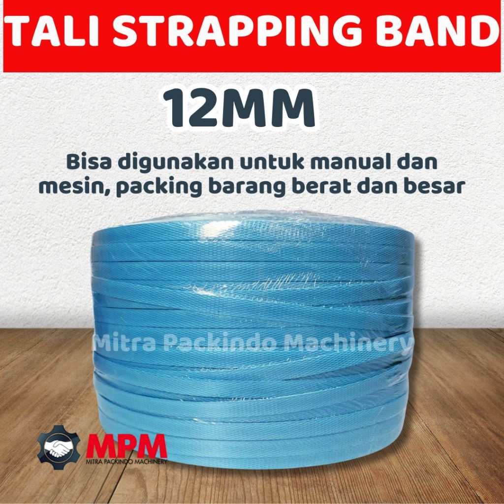 Jual Tali Ikat Barang Biru Blue Ekonomis / Strapping Tebal 12mm Tali ...
