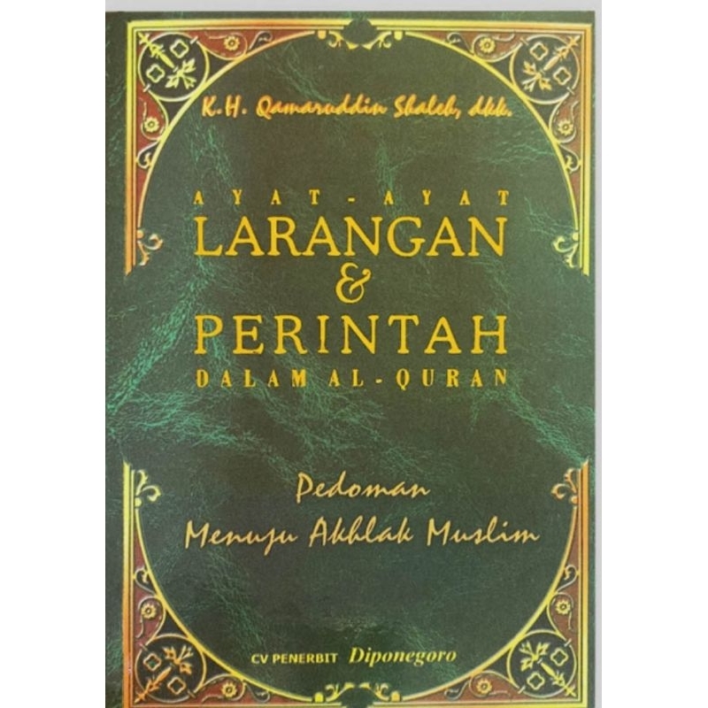 Jual Ayat Ayat Larangan & Perintah Dalam Al Quran Komaruddin Shaleh dkk dan /DIPO ORIGINAL ...
