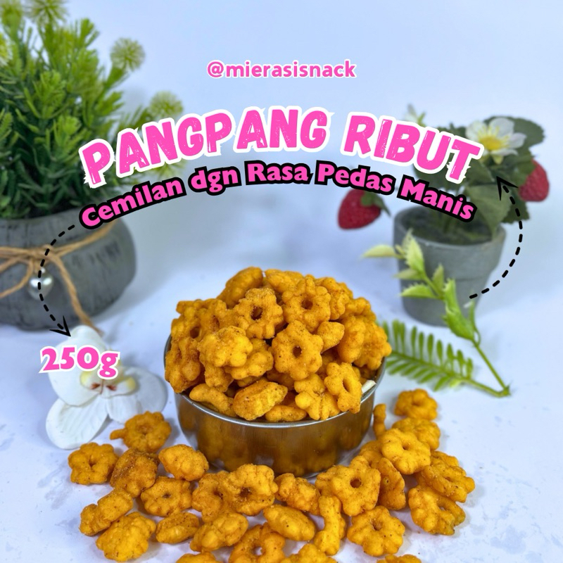 Jual snack kiloan Pangpang Ribut 250gram | jajanan jadul | makanan ...
