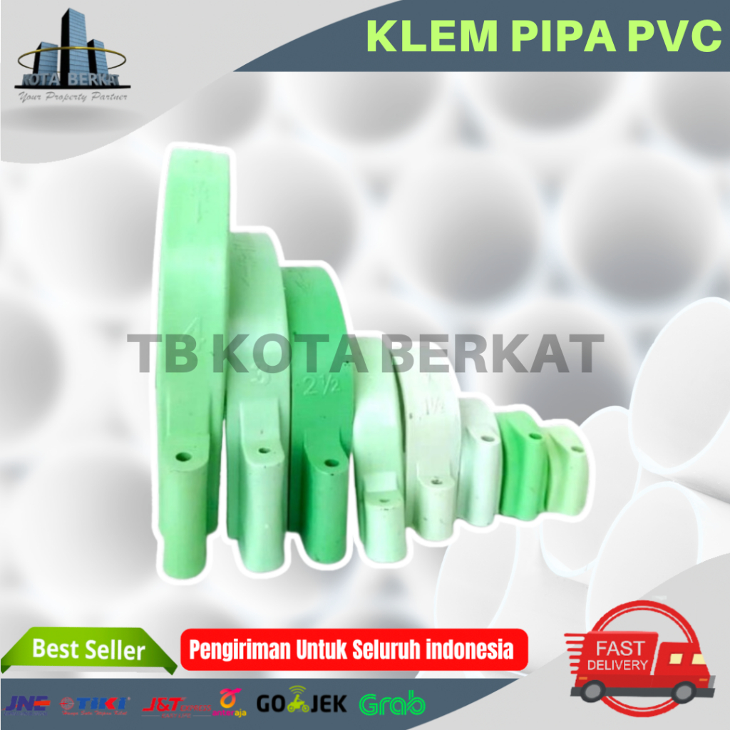 Jual KLEM PIPA PVC /KLAM / CLAMP JEPITAN PIPA | Shopee Indonesia