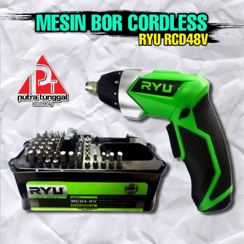 Jual Mesin Bor Cordless RYU RCD48V | Shopee Indonesia