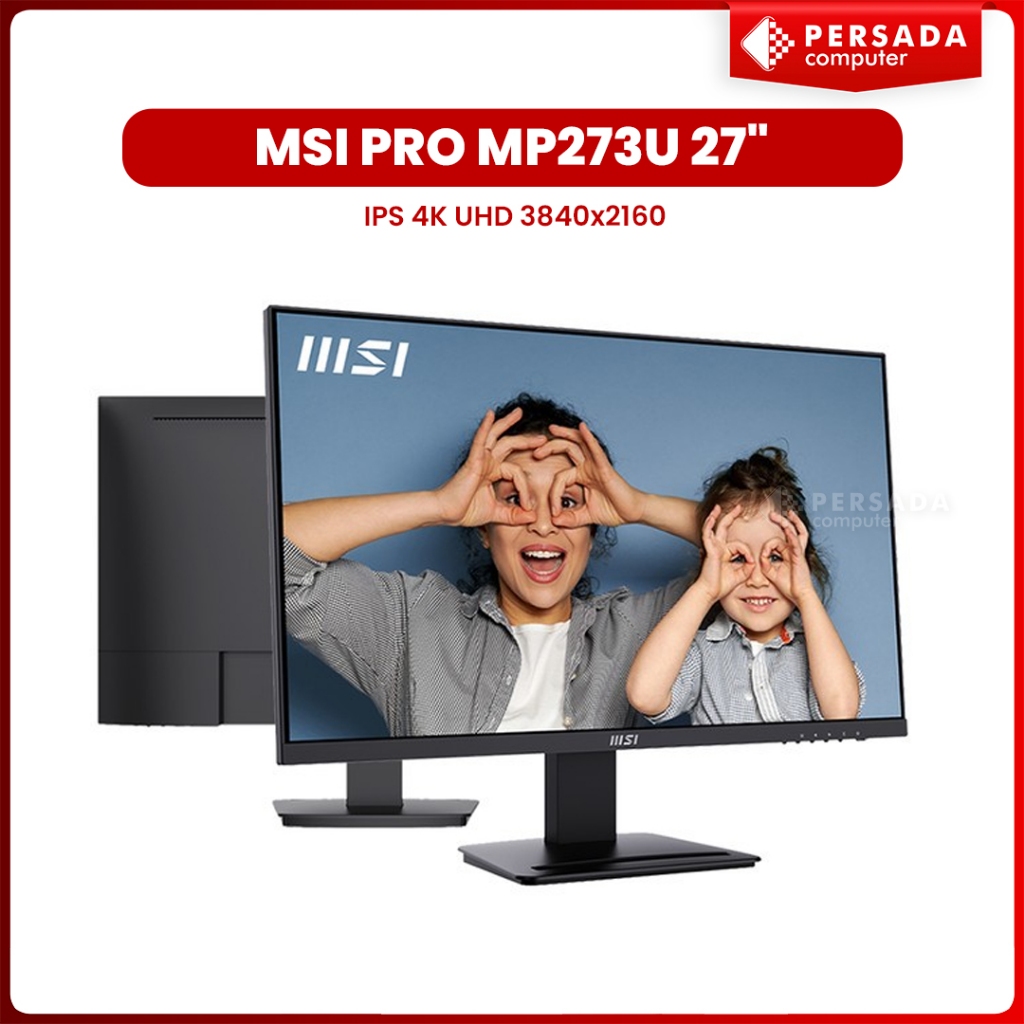 Jual MSI PRO MP273U 27" IPS 4K UHD 3840x2160 | Shopee Indonesia