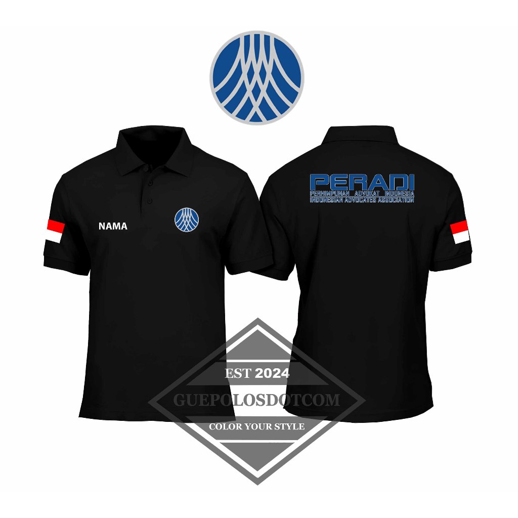 Jual POLOSHIRT ADVOKAT PERADI FREE NAMA - Baju Berkerah Peradi ...