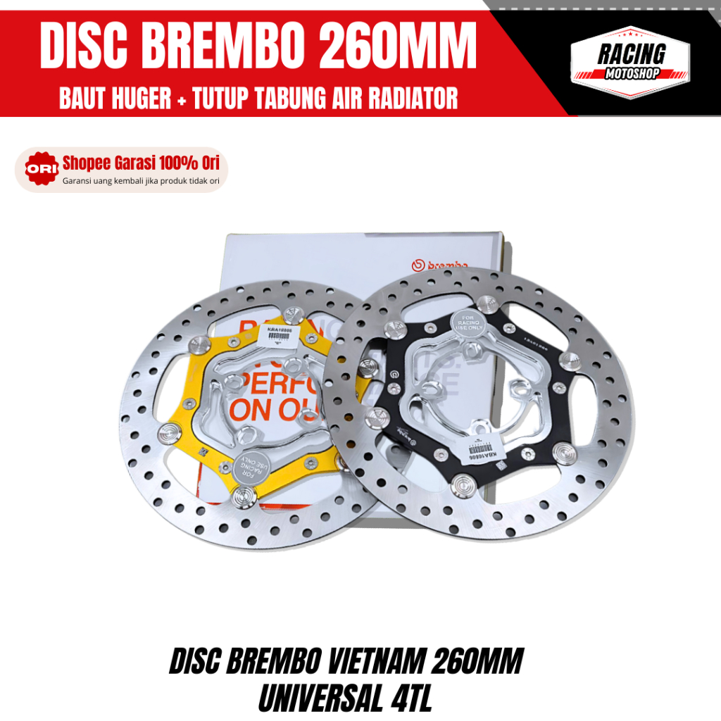 Jual Piringan Cakram Brembo 260mm DISC BREMBO ORIGINAL VIETNAM ...