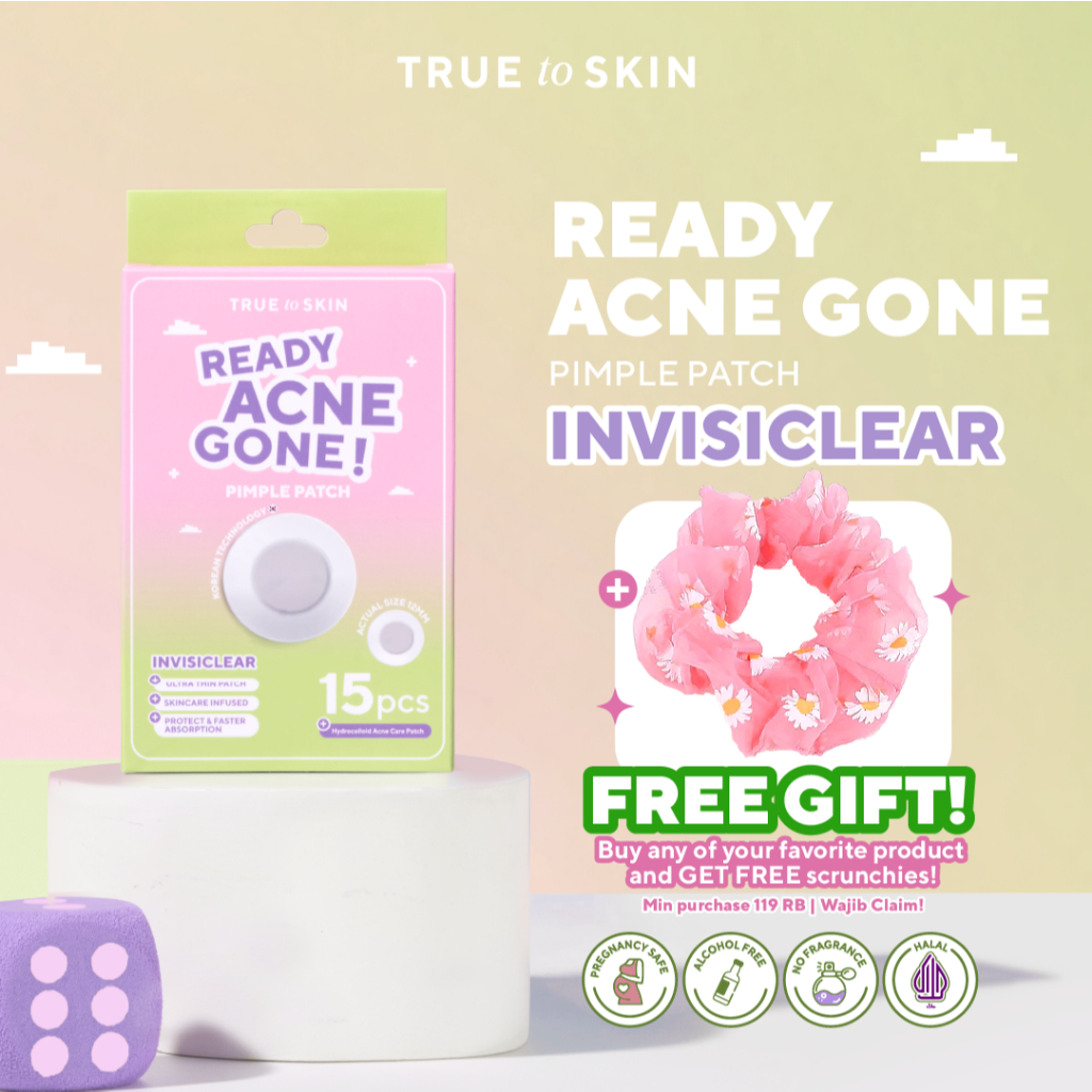 Jual [ NEW ] True to Skin - Ready Acne Gone! Pimple Patch 15pcs Ultra ...