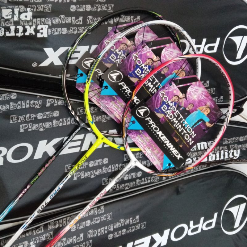 Jual PROKENNEX ORIGINAL POWER PRO 704/709 RAKET BULUTANGKIS MAX TENSION ...