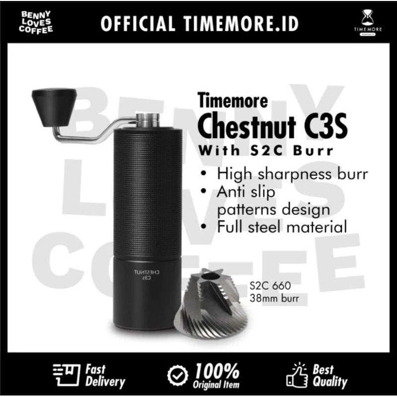 Jual TIMEMORE C3 S GRINDER coffee hand grinder manual kopi c 3 S ...