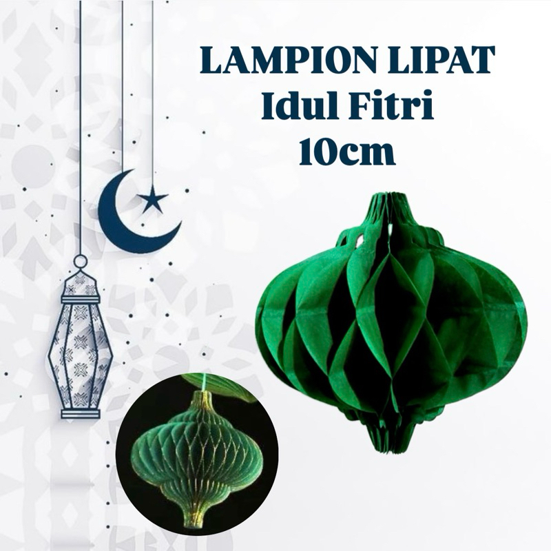 Jual Joyful 10cm Lampion Kertas Lebaran 2025 / Gantungan Lentera Idul ...