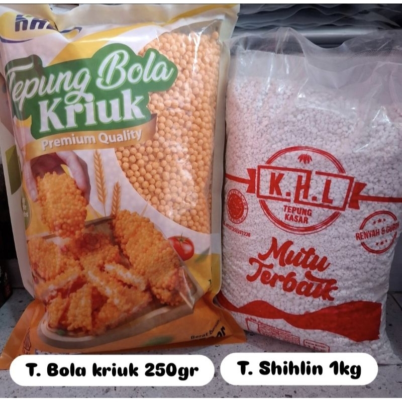 Jual Tepung Shihlin 1kg dan Tepung Bola Kriuk 250gr K.H.L tepung ...