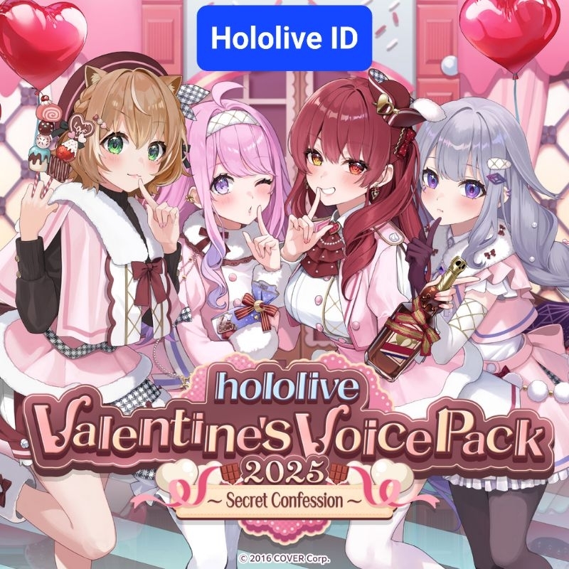 Jual Hololive Valentine's Voice Pack 2025 ~Secret Confession~ ID Digital Situation Voice ORI ...