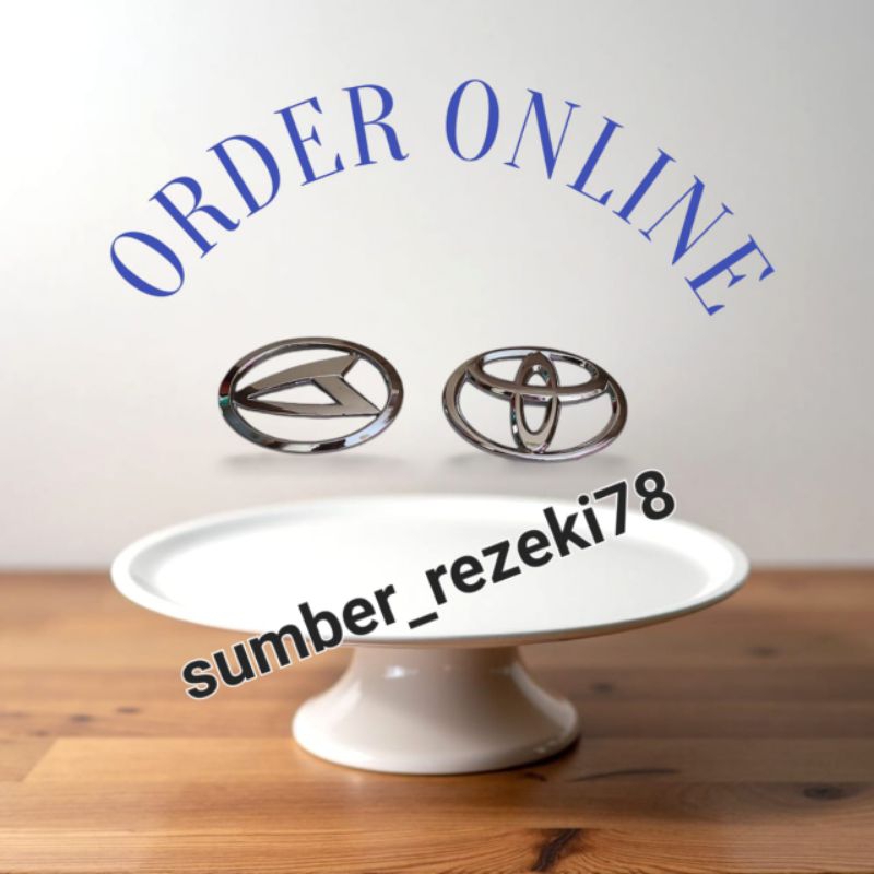 Jual emblem logo stir Toyota/Daihatsu/emblem logo stir Toyota/emblem ...