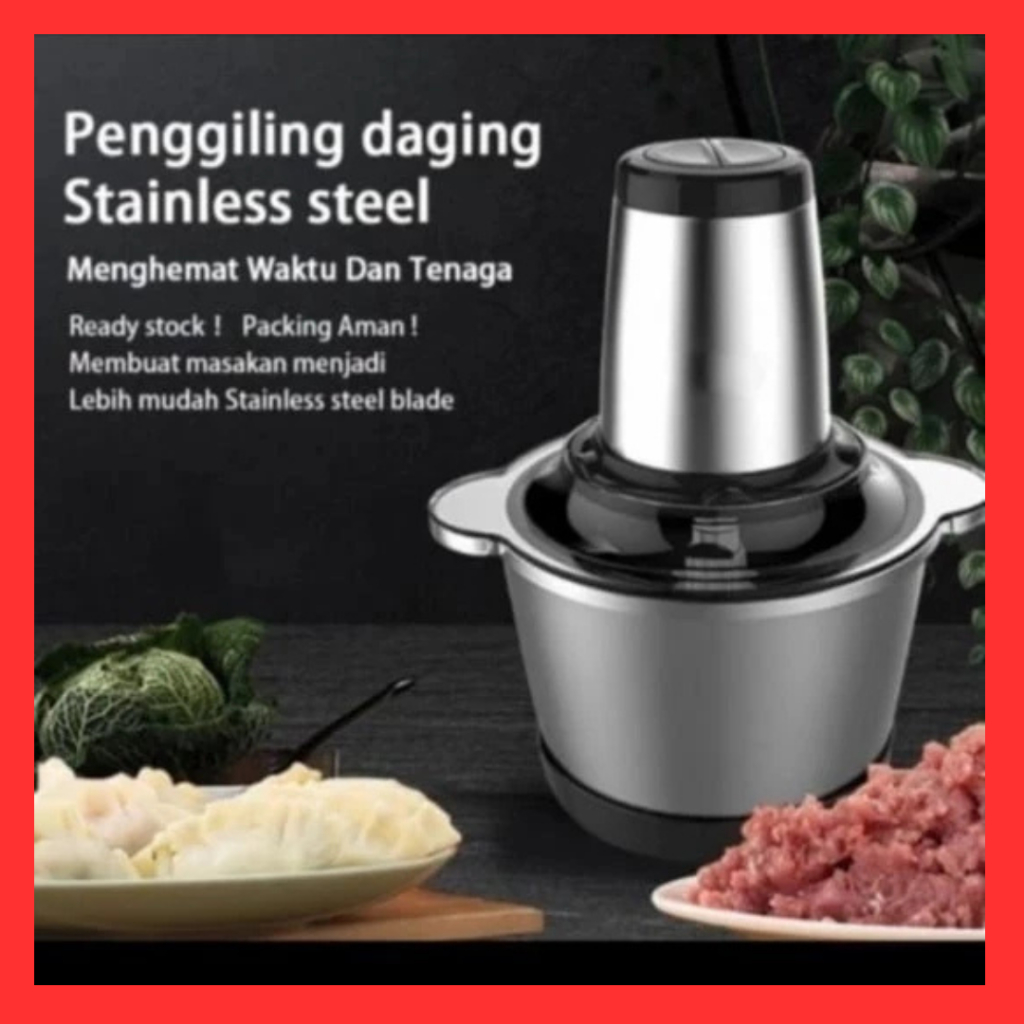 Jual (Blender Daging Stainless) New Penggiling Meat Blender Elektrik ...