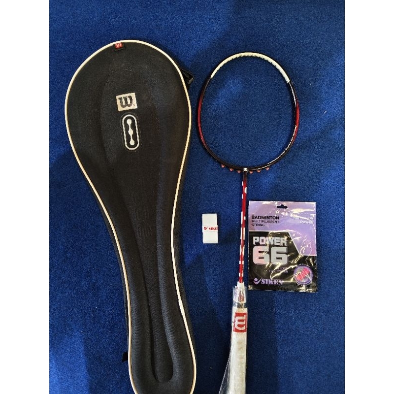 Jual Raket WILSON N CODE PRO ORIGINAL 3UG4 28LBS BADMINTON | Shopee Indonesia