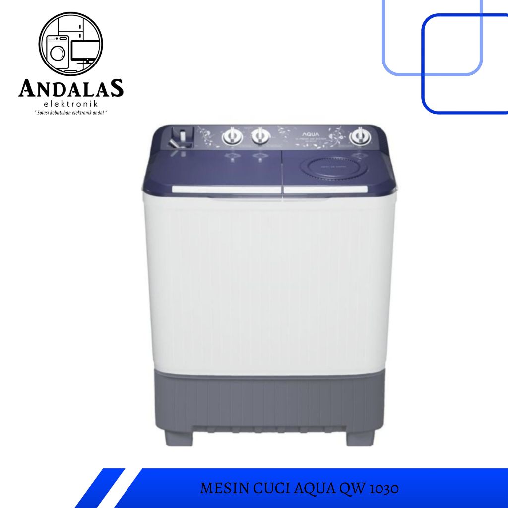 Jual MESIN CUCI 2 TABUNG AQUA AQW 1030 HT HIJAB SERIES FRESH AIR SYSTEM ...