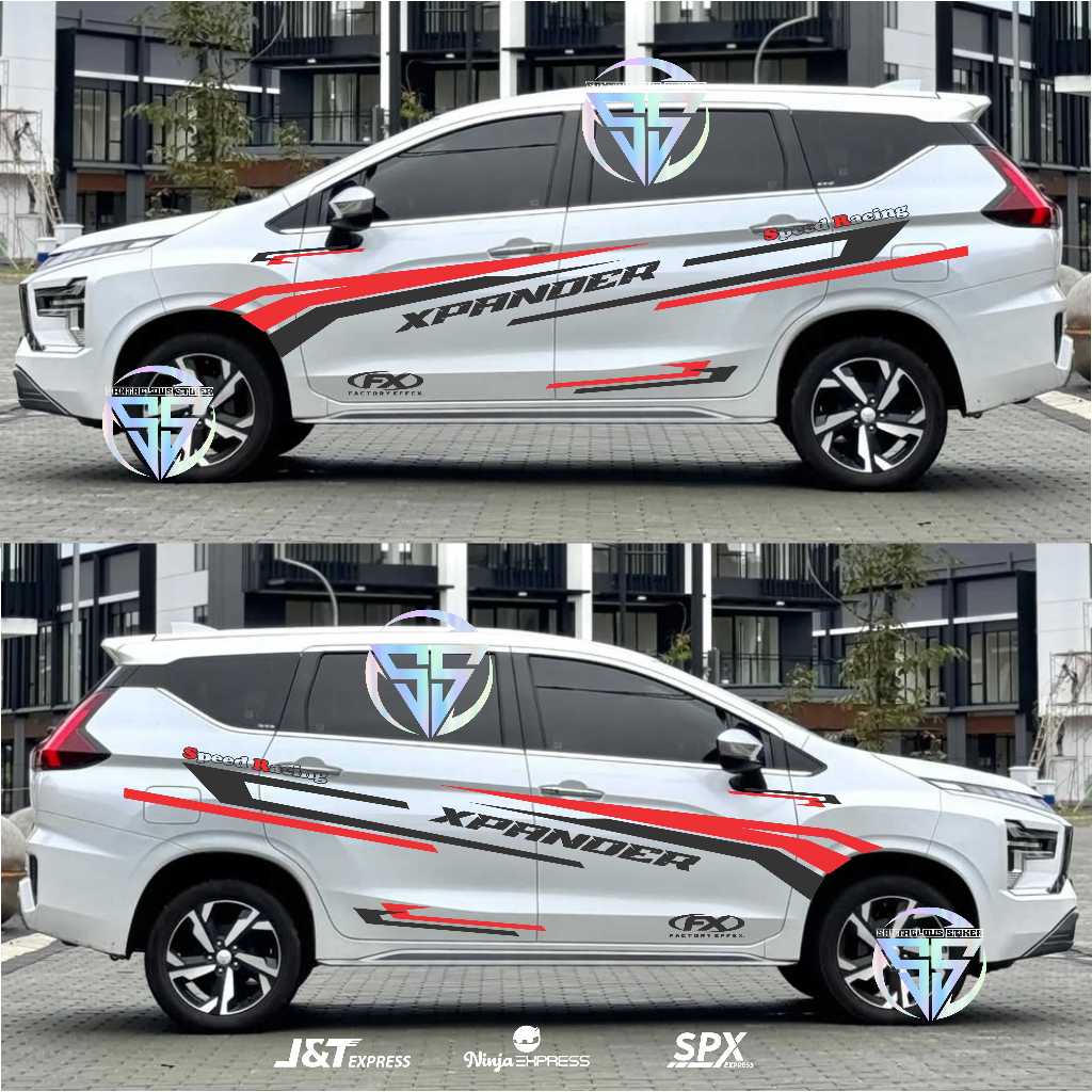 Jual sticker mobil xpander cutting sticker mobil xpander terbaru ...