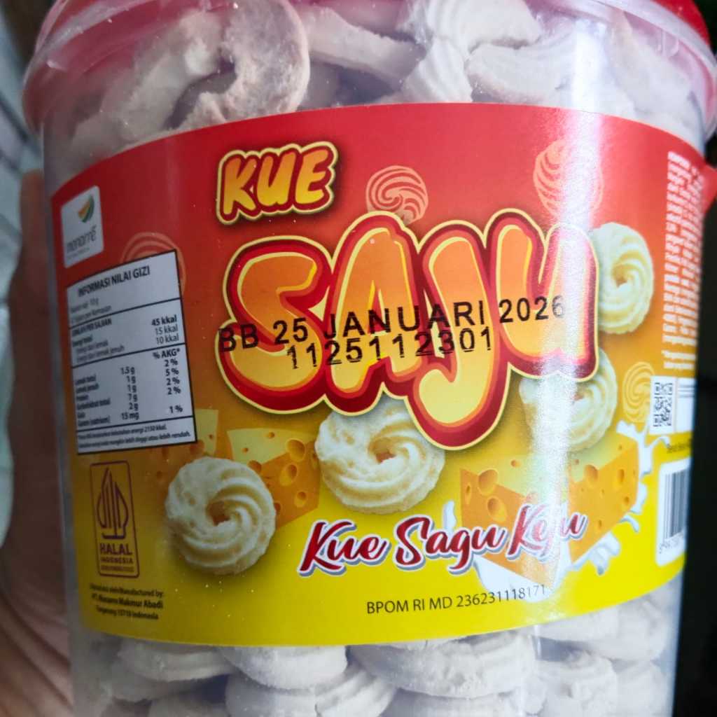 Jual Kue Sagu Keju Kemasan Toples 470gr | Shopee Indonesia