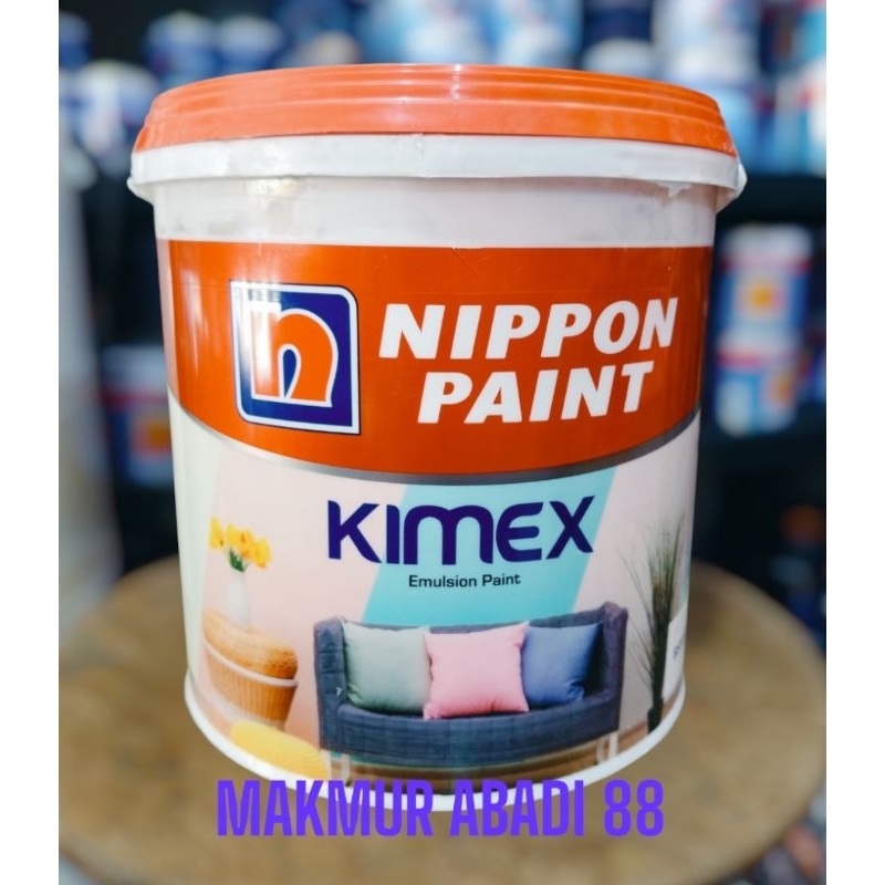 Jual CAT TEMBOK KIMEX NIPPON PAINT ADA WARNA (4.5KG & 20 KG) | Shopee Indonesia