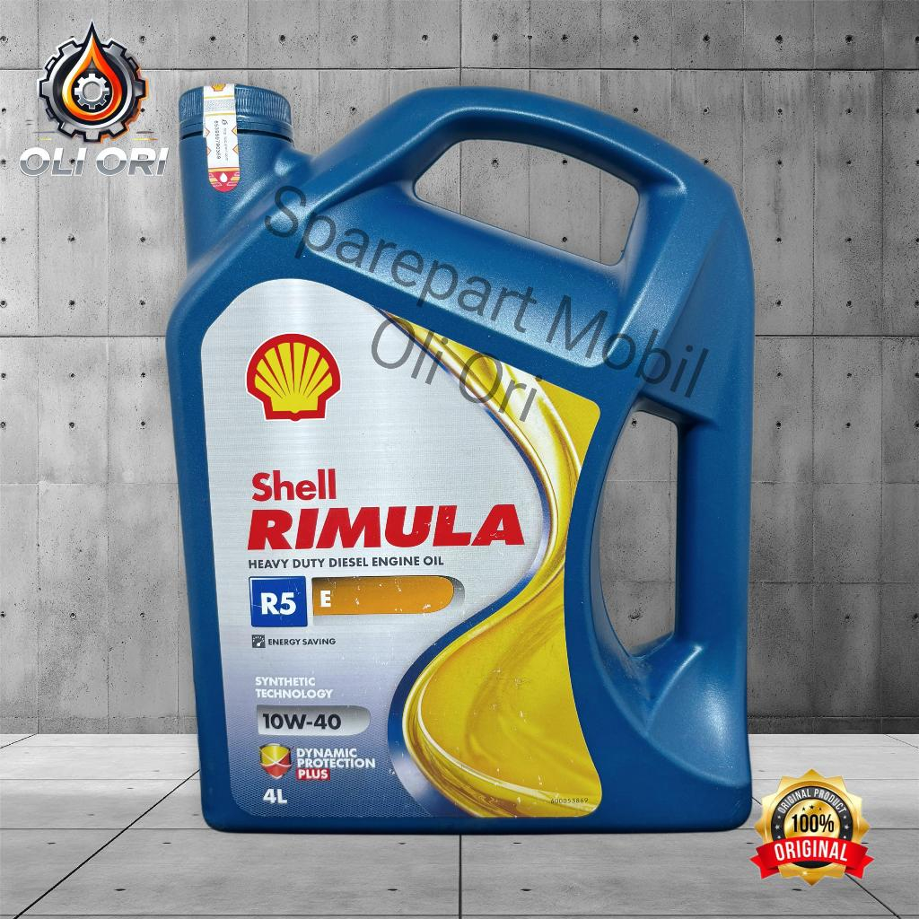 Jual OLI SHELL RIMULA R5 E 10W-40 Diesel Original 4L | Shopee Indonesia