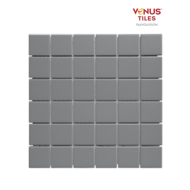 Jual Mosiac Venus Pottery Cerra Maxi Grey Matt 306x306mm - Mosaic ...