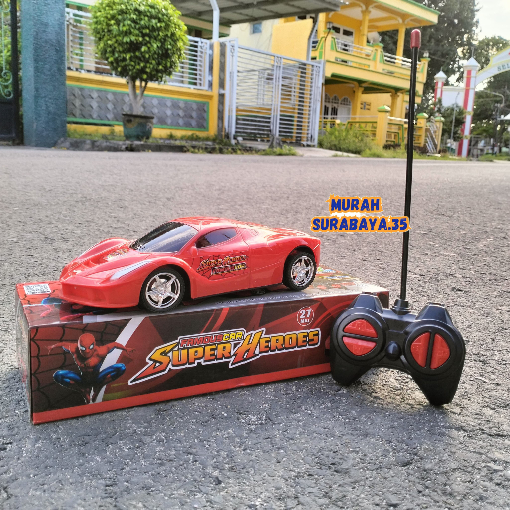 Jual Mainan RC Mobil OCT 5033 Karakter Spiderman 4 Way | Mainan Anak ...