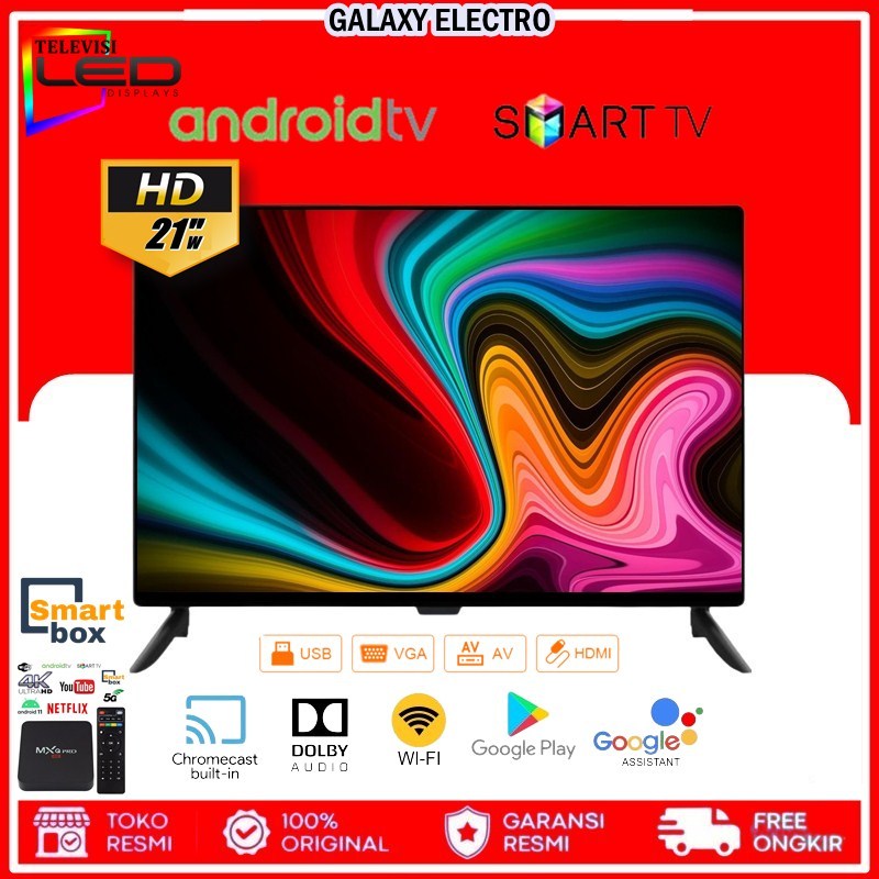 Jual GALAXY PROMO 2025 - TV LED DIGITAL ANDROID TV LED 21 INCH SMART TV ...