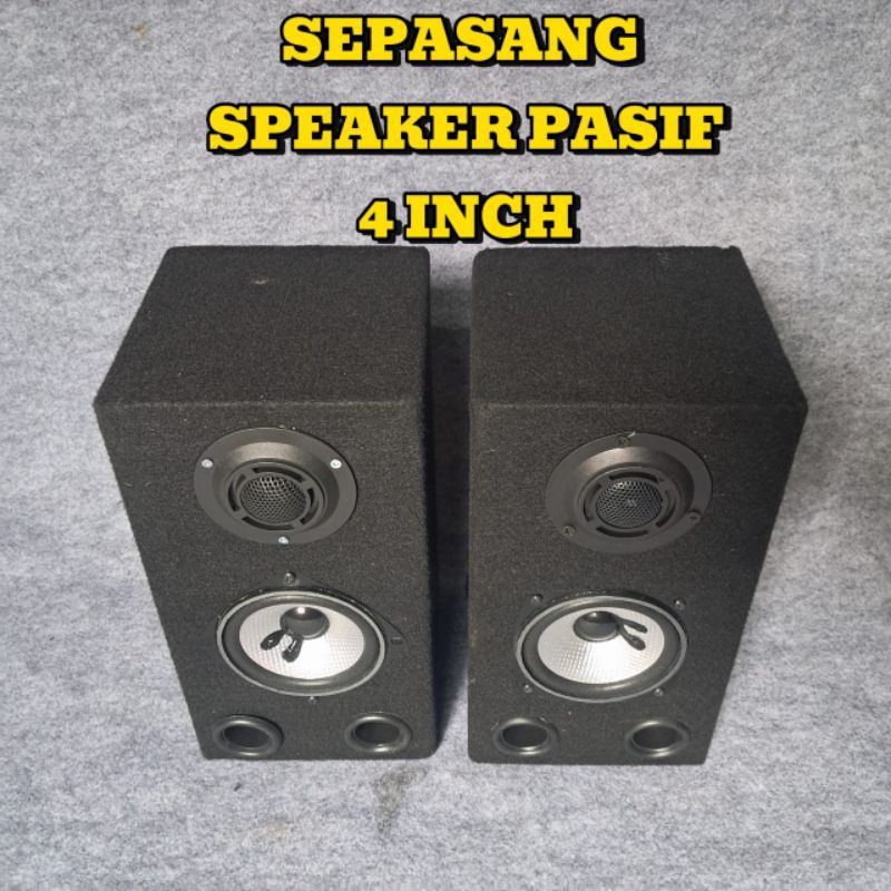 Jual SPEAKER PASIF PASIF 4 INCH BOK PLUS TWEETER SEPASANG SPEKER ...