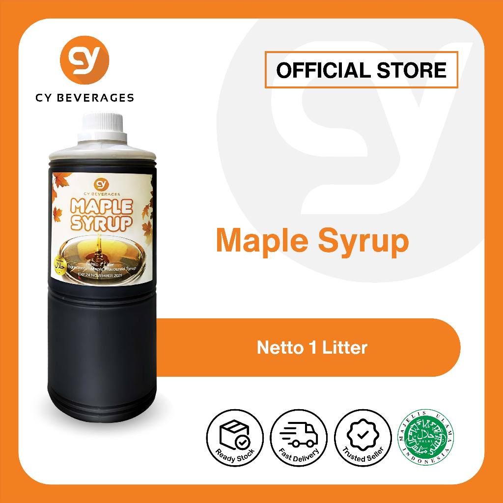 Jual CY Maple Syrup 1 Liter - Sirup Maple | Shopee Indonesia